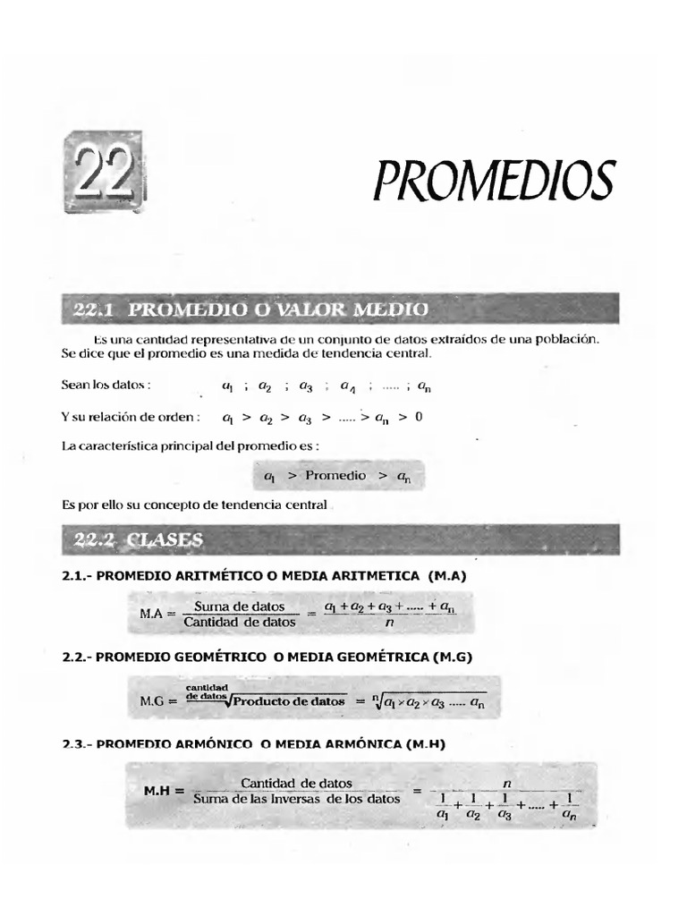 Promedios by Racso | PDF