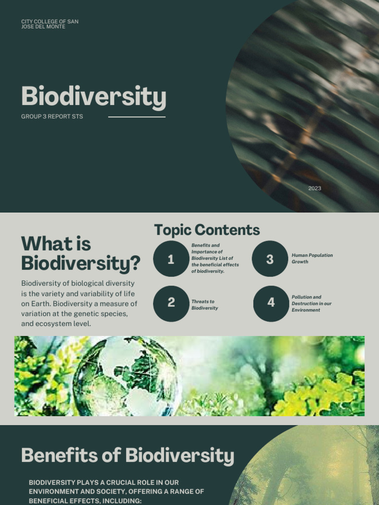 Biodiversity Report | PDF | Biodiversity | Habitat Destruction