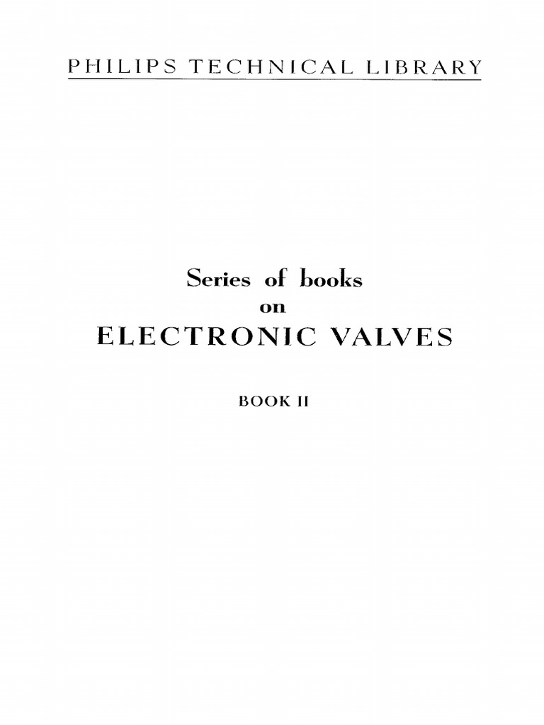 Philips Book 2 Elctronic Valves. Data and Circuits... 1949 | PDF