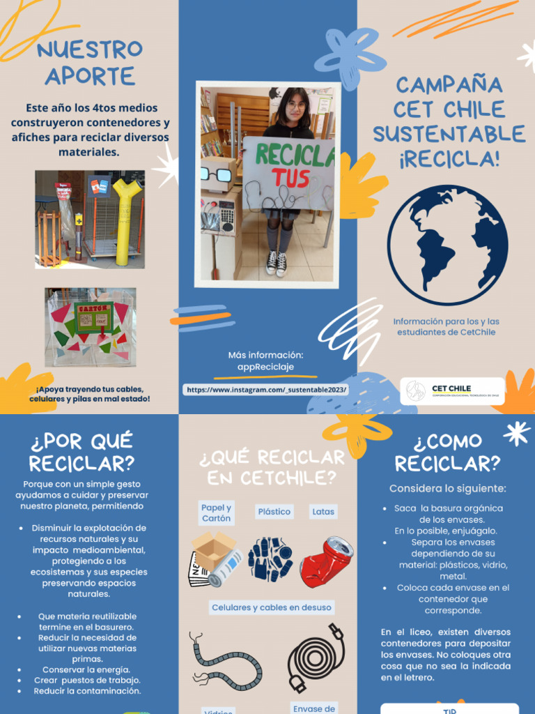 Tripticos Reciclaje Listo | PDF