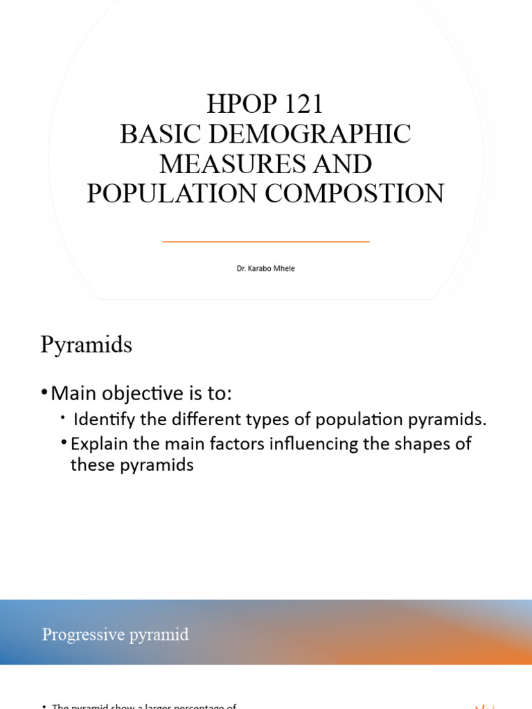 HPOP 121 Population Pyramids | PDF