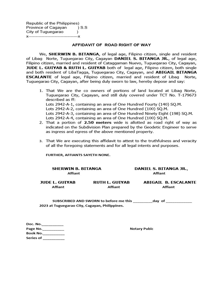 Lot 2942-A LIBAG | PDF