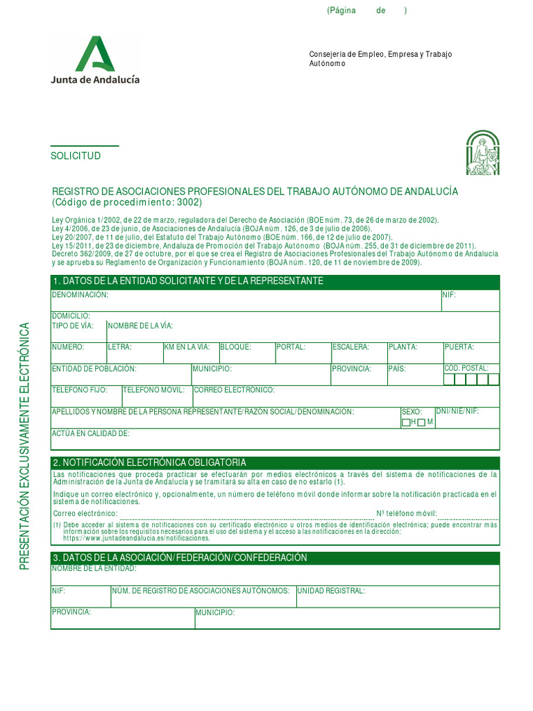 Registro De Asociaciones Pdf Gobierno