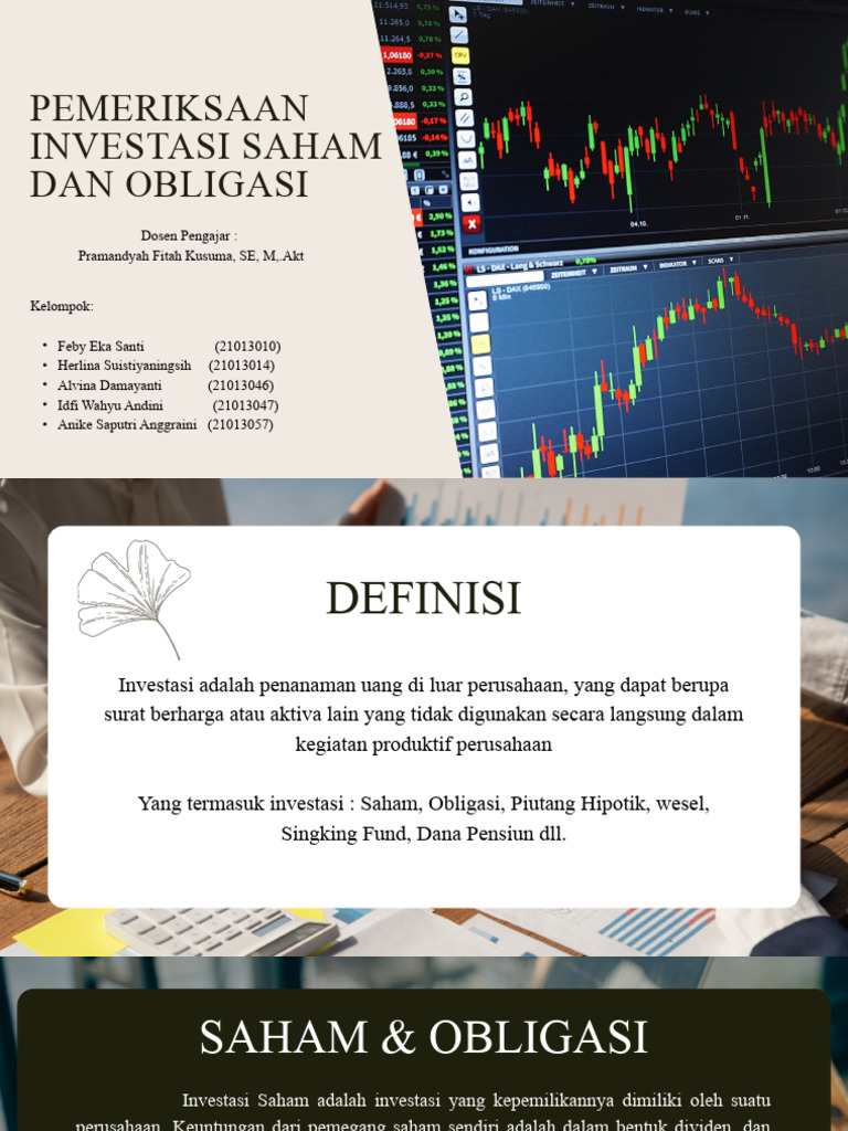 Ppt Investasi Dan Obligasi Kel. 5 | PDF