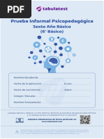 Prueba 1° Basico TABULATEST | PDF