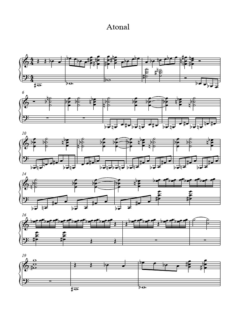 Atonal | PDF