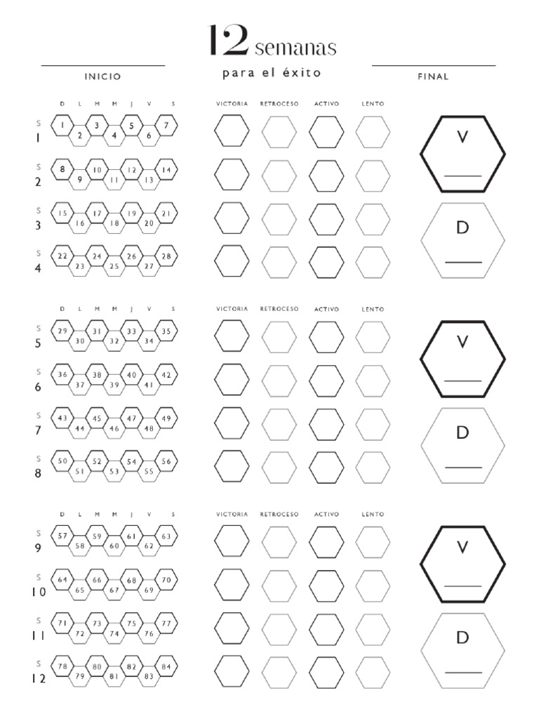 Reto Hábito - 12 semanas | PDF