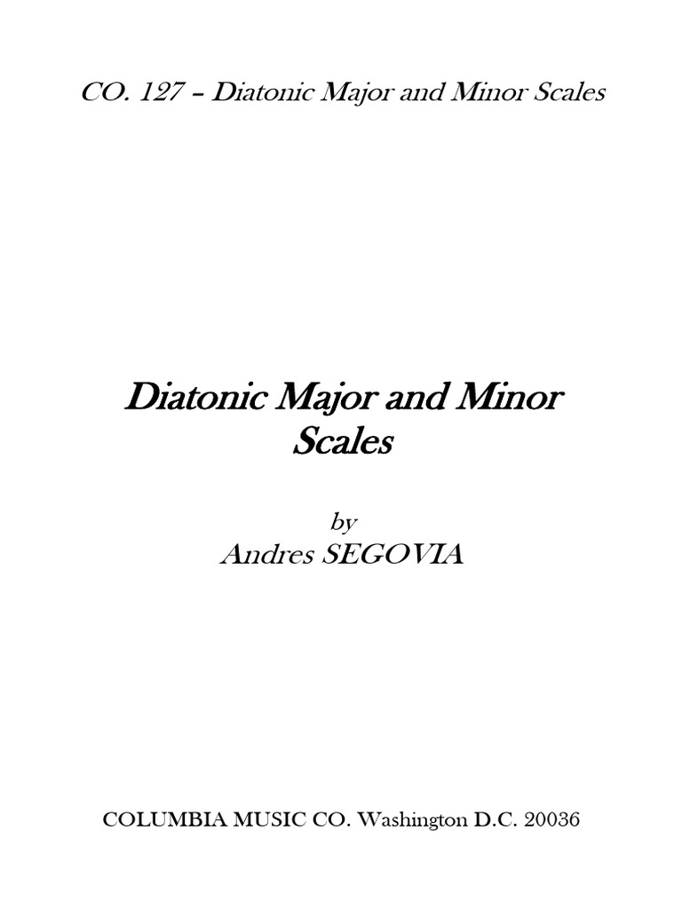 Scale Di Segovia | PDF