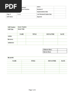 Document Master List Template | PDF