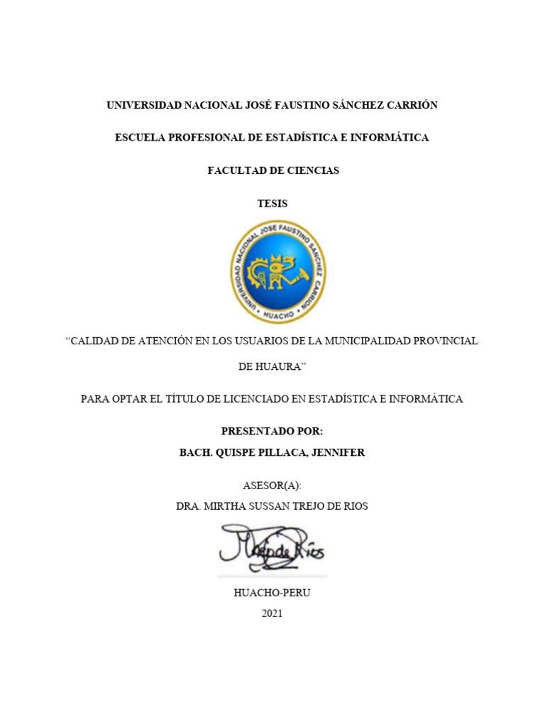 Quispe Pillaca, Jennifer - Compressed | PDF | Calidad (comercial ...