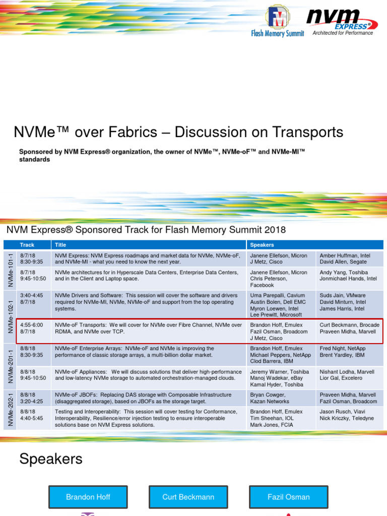 NVMe 102 1 Part 2 NVMe of Transports - Final | Download Free PDF ...