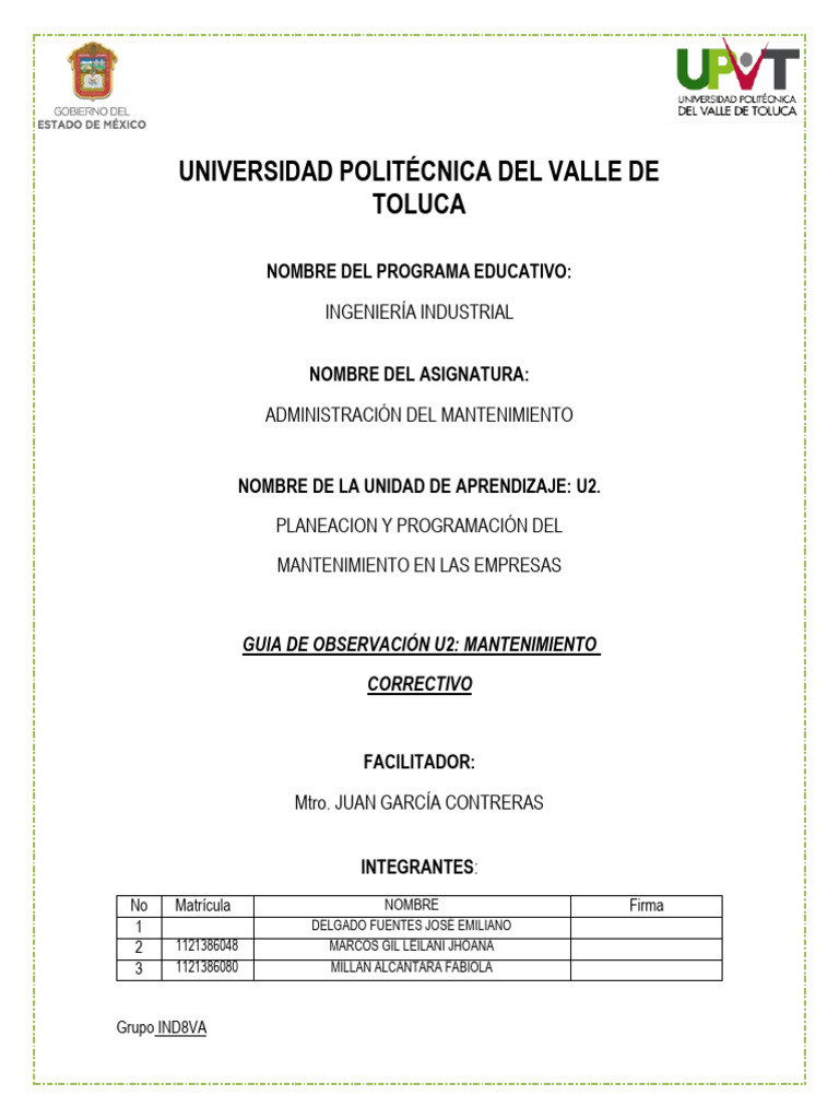 Practica 1 U2 | PDF