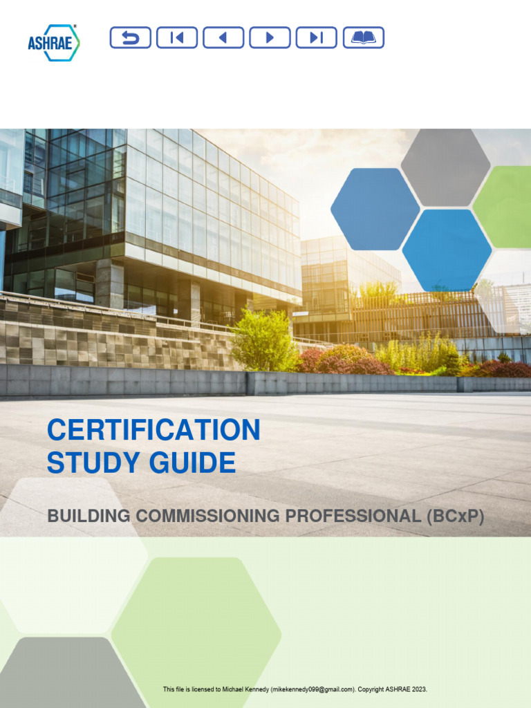 Certification Study Guide Building Commissioning Professional (BCXP) D ... Certification Study Guide Building Commissioning Professional (BCXP) D ...
