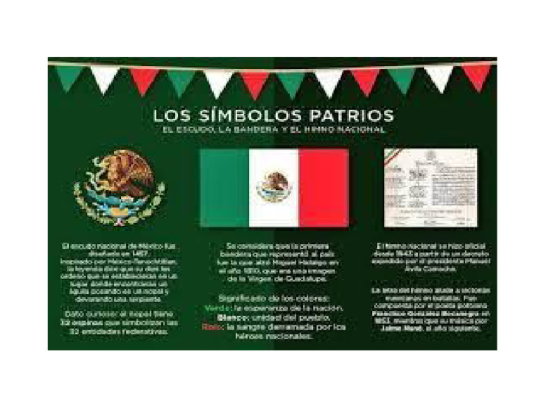 Simbolos Patrios de Mexico | PDF