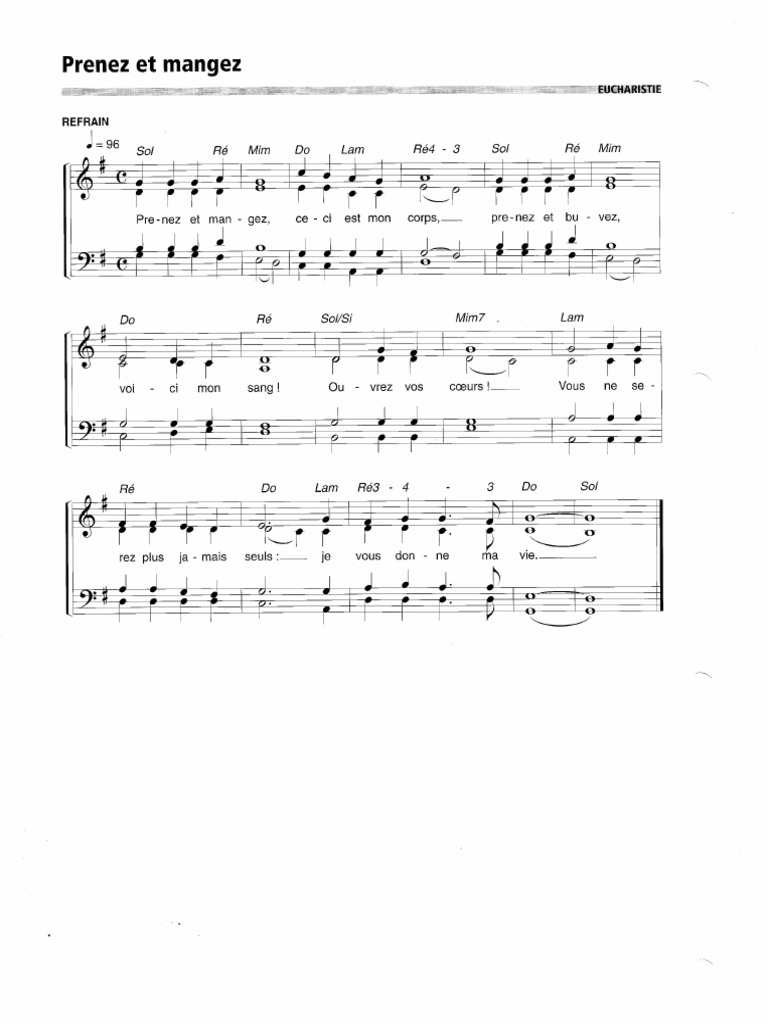 Prenez Et Mangez | PDF