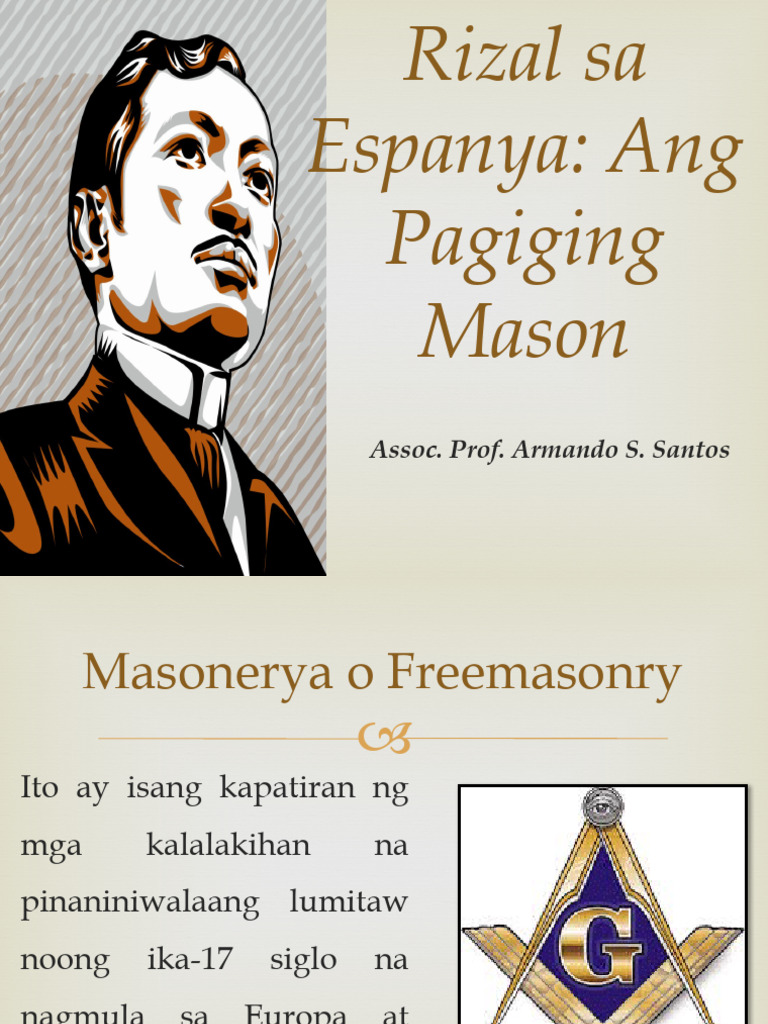 Rizal Sa Espanya Ang Pagiging Mason | PDF