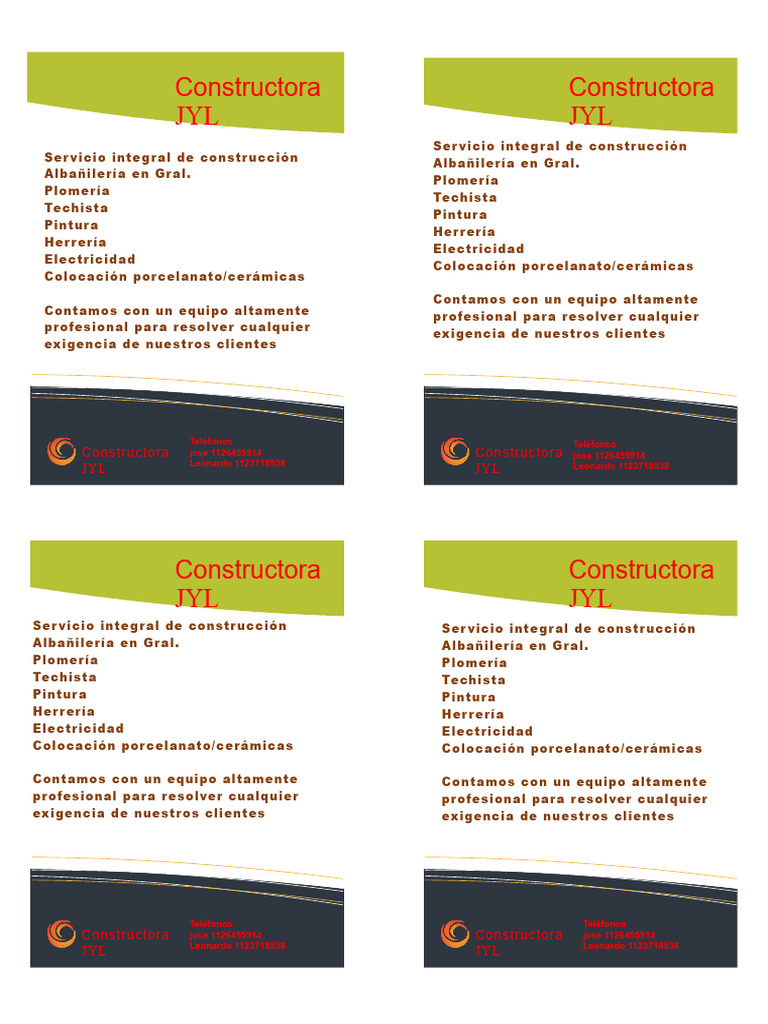 Constructora Jyl | PDF