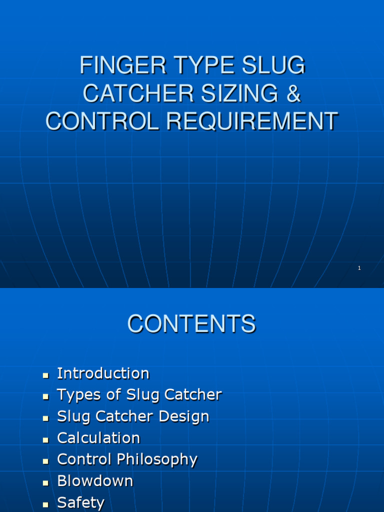 Finger Type Slug Catcher | PDF | Fluid Dynamics | Applied And ...