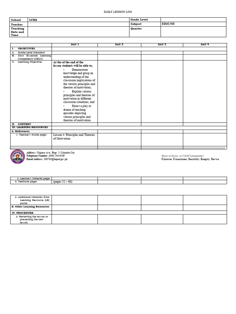 Educ105-Deped-Group 2 | Download Free PDF | Motivational | Motivation