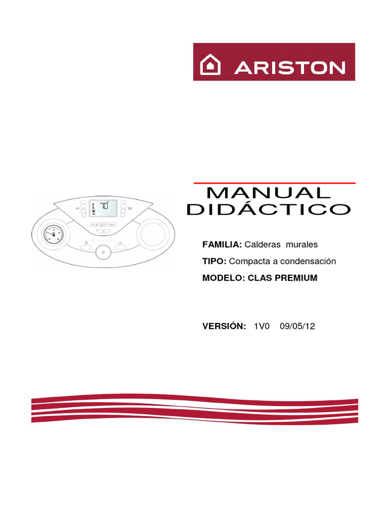 Manual Técnico - Clas Premium Evo - Ariston | PDF | Calor | Bomba