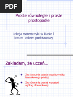 Proste Prostopadle W Przestrzeni | PDF