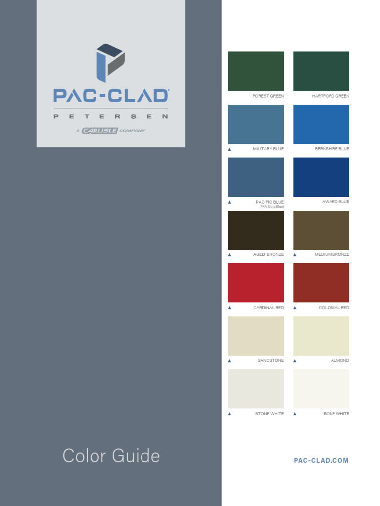 PAC Color Guide | PDF | Bronze | Copper