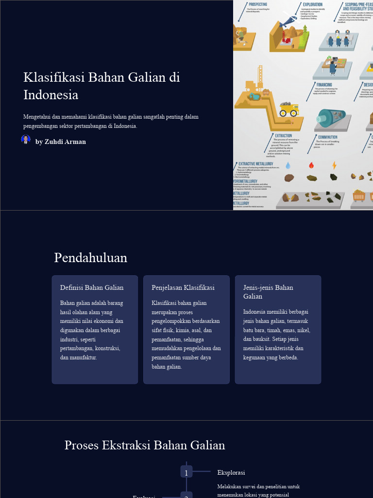 Klasifikasi Bahan Galian Di Indonesia | PDF