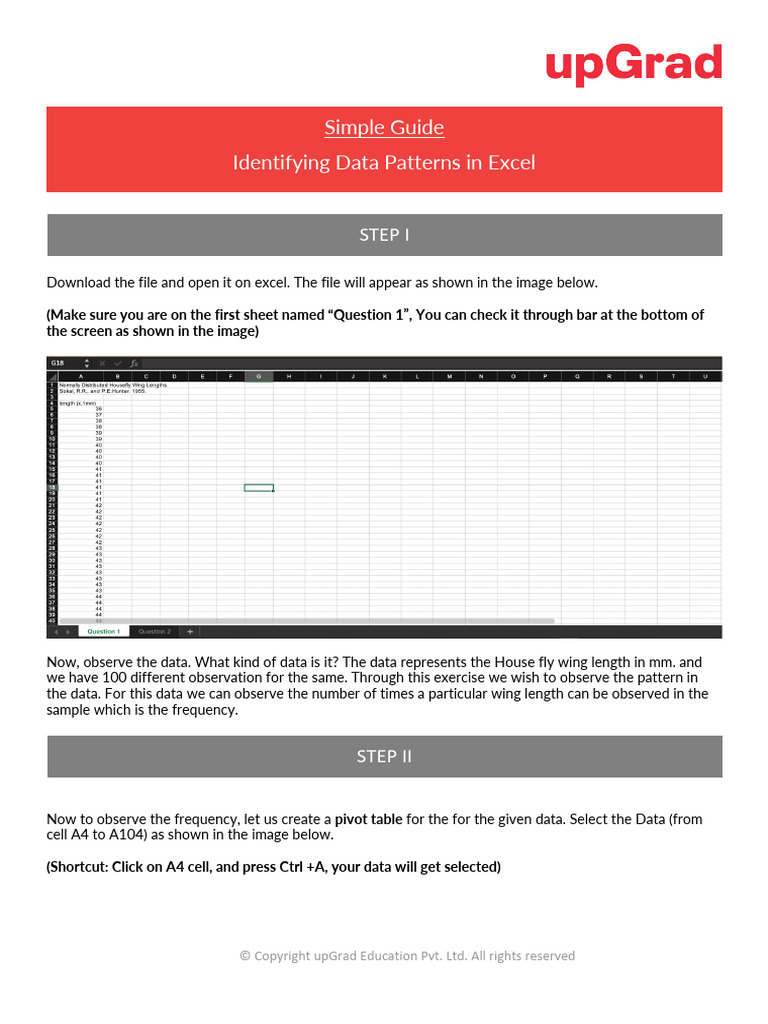 Simple Guide - Identifying Patterns | PDF | Data Management | Computing