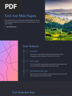 Teori Asal Mula Dan Terbentuknya Negara | PDF