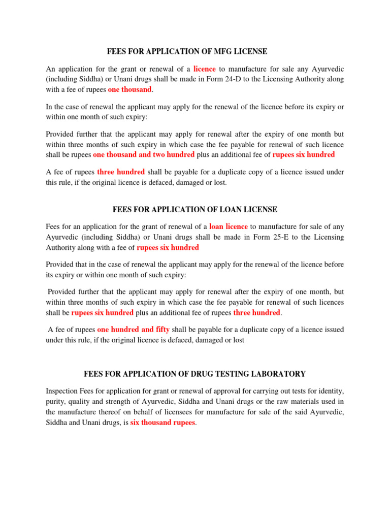 Fees Structure | PDF