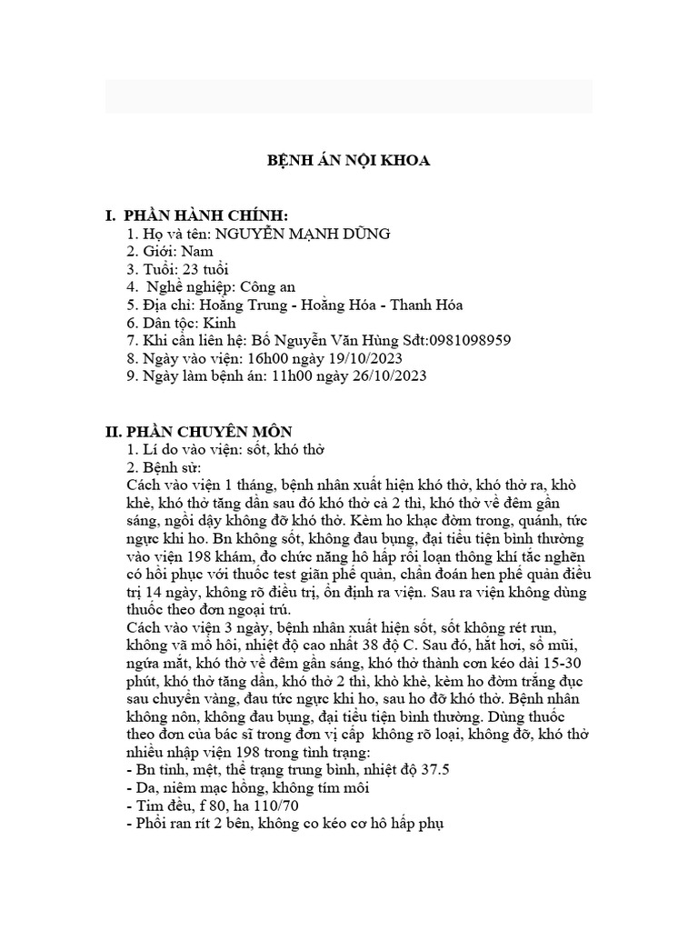 Ba hen phế quản | PDF