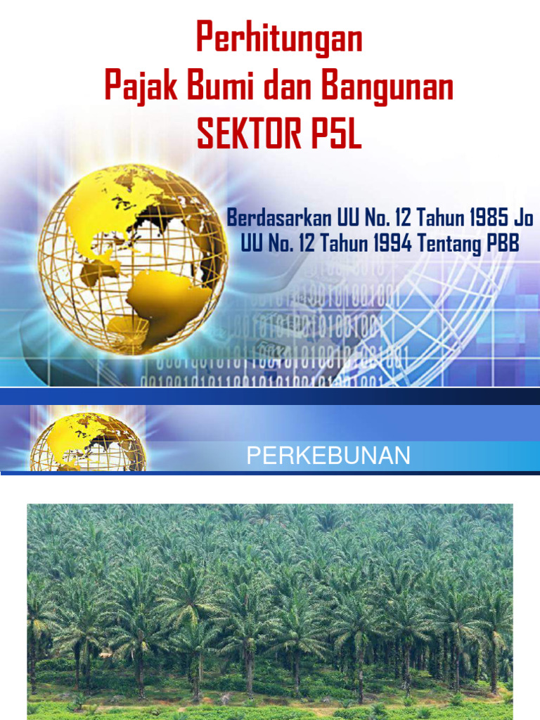 06. Perhitungan PBB P5L | PDF