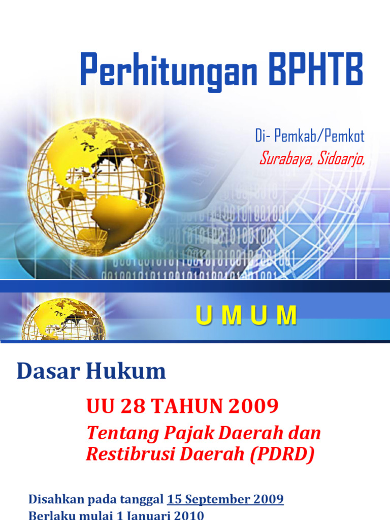 Perhitungan BPHTB | PDF