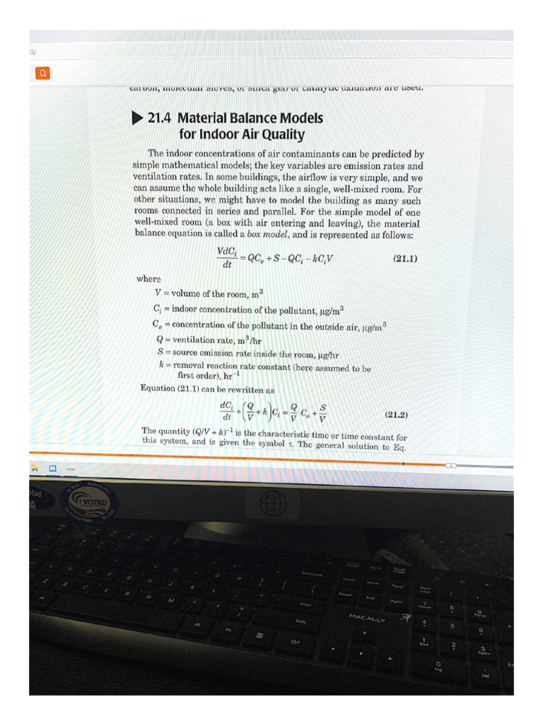 21.4 Material Balance Models | PDF