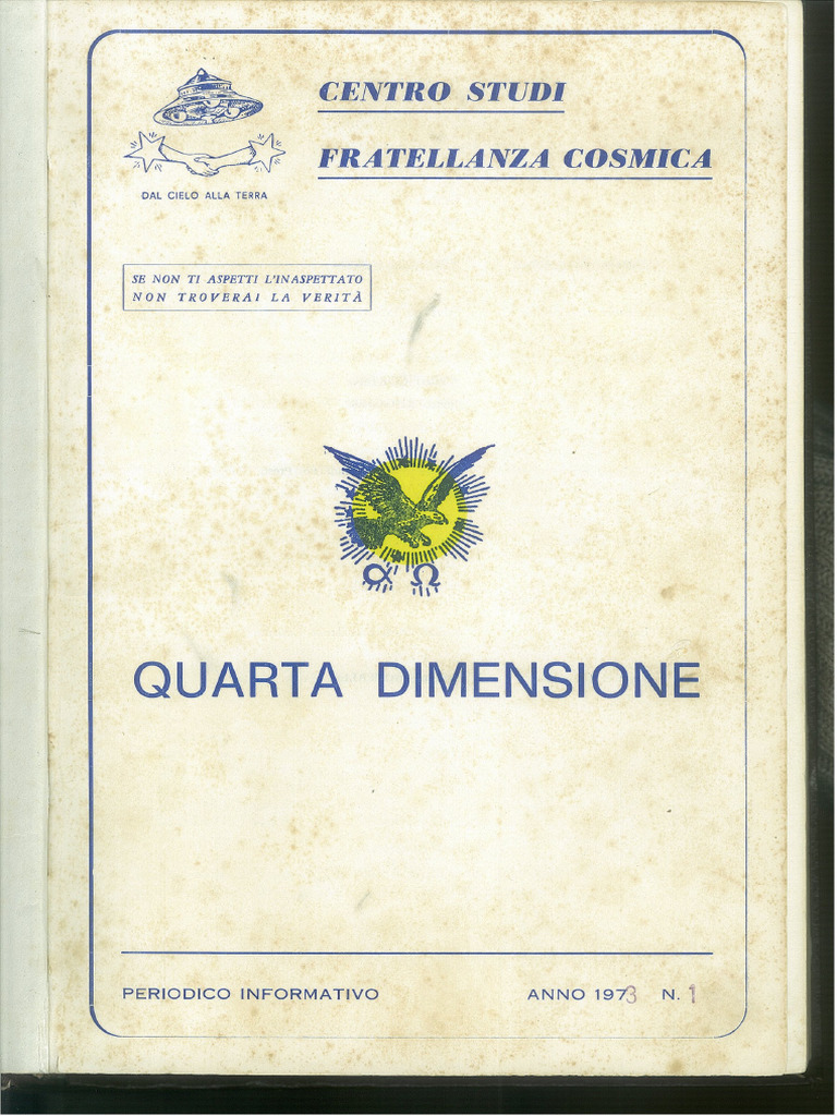 Salvatore Paladino - Quarta Dimensione | PDF