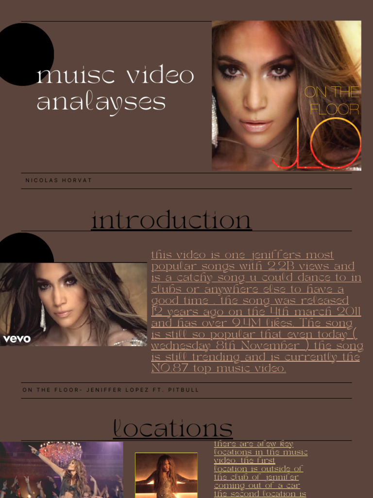 Media Music Video Analyses | PDF | Softlines (Retail) | Fashion