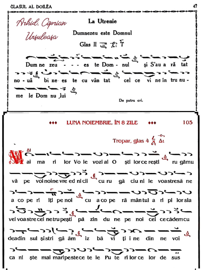 Slujba Sf. Arhangheli - Utrenie | PDF