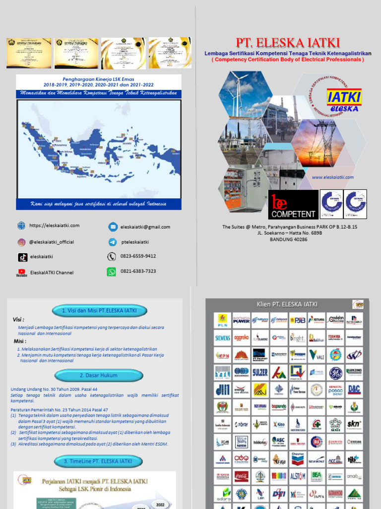 Brosur PT Eleska Iatki - Ptbsei 2023 | PDF