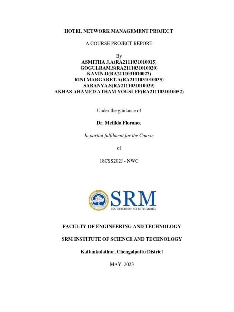 CC Mini Project Final Report | PDF | Computer Network | Router (Computing)