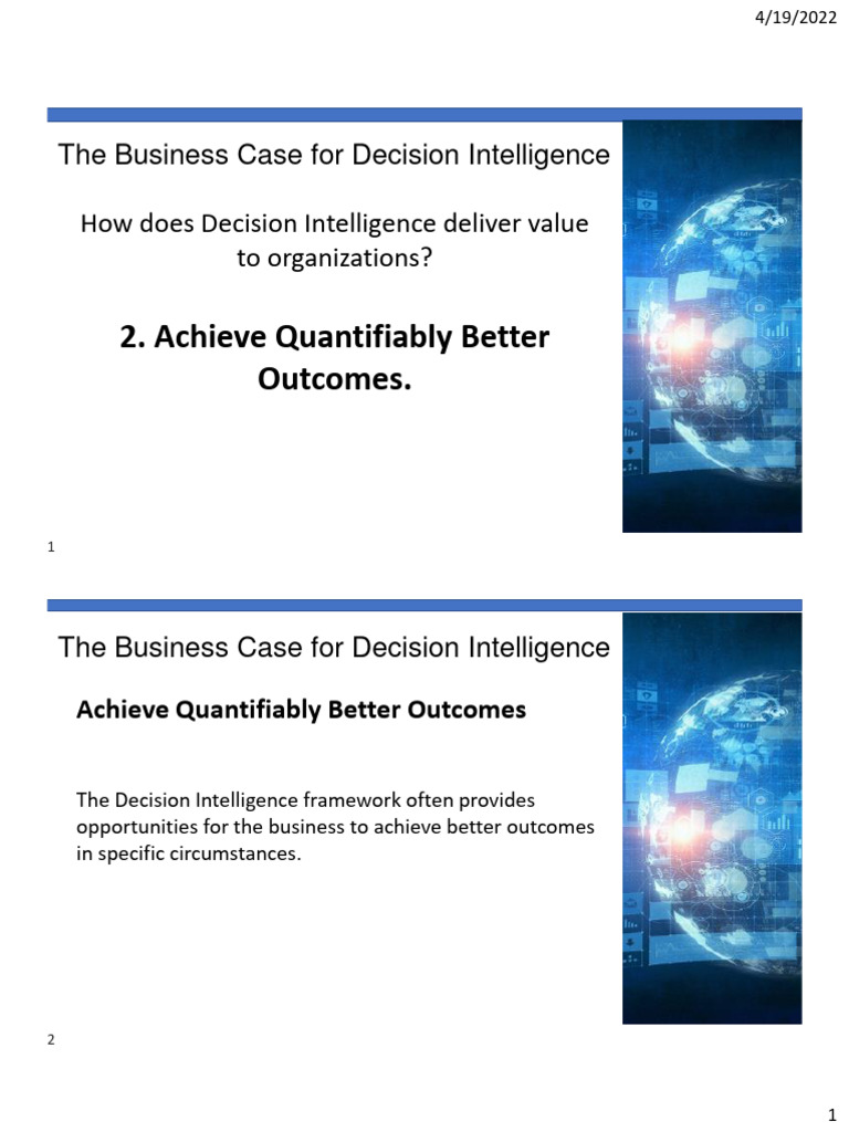 7 Achieve Quantifiably Better Outcomes | PDF | Automation | Implementation