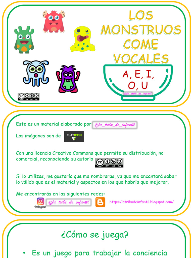 Montruo de Las Vocales | PDF | Arte