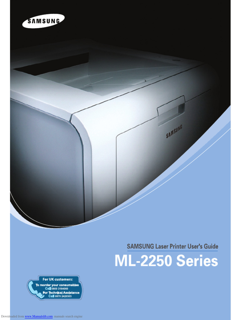 ml2250 Series | PDF | Radio | Printer (Computing)