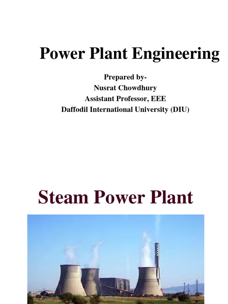 Steam Power Plant - Updated | PDF | Boiler | Power Station