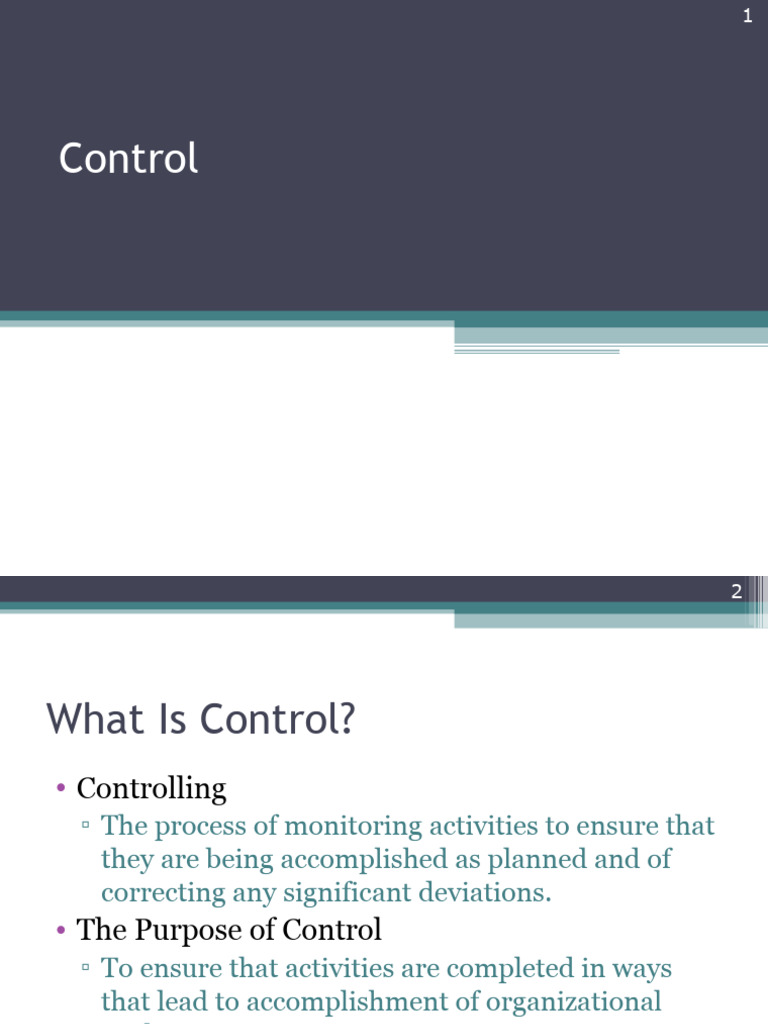 Controlling Management | PDF | Economics | Business
