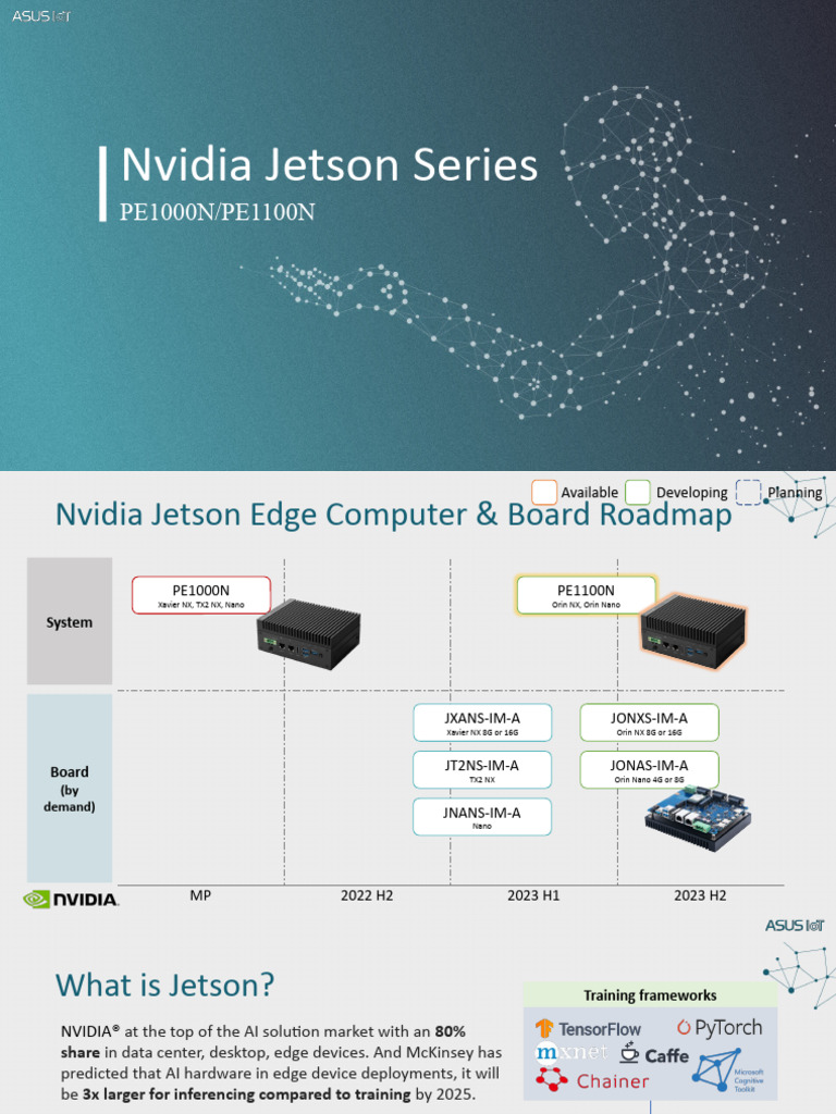 Nvidia Jetson Series - Sales Kit & Roadmap - Release | PDF | Usb | Graphics Processing Unit