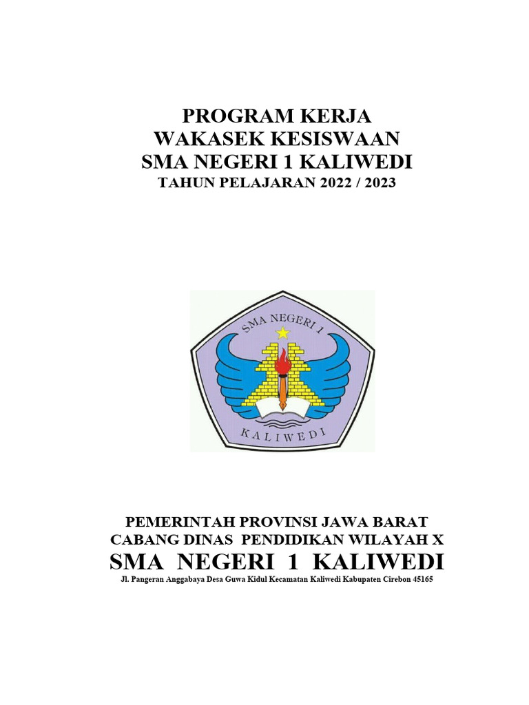 Prog. Waka Sis SMANKa 2023-2024 | PDF