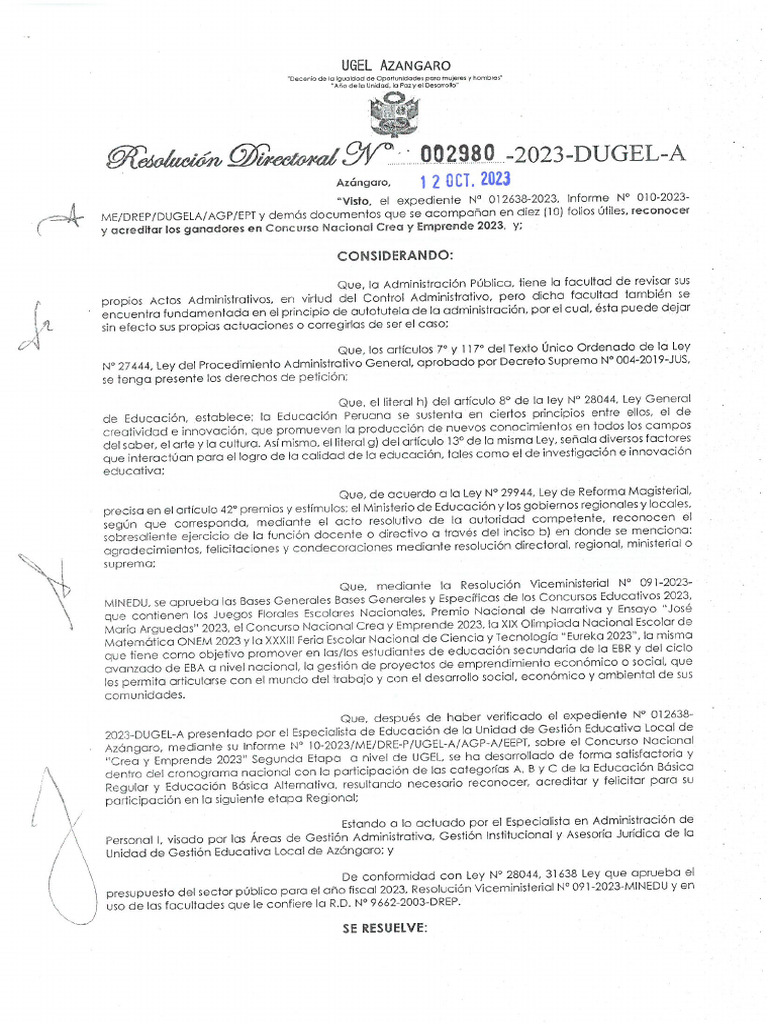 RD Crea y Emprende 2023 | PDF