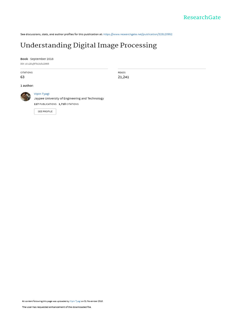 Understanding Digital Image Processing | Download Free PDF | Retina ...