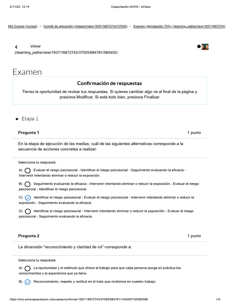 2 Capacitación ACHS - Eclass | PDF