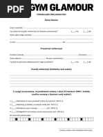 Formularz - Reklamacyjny - 2023 CCC | PDF